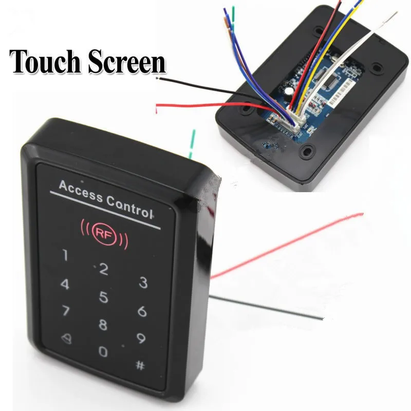 RFID 125Khzcard Touch screen Access Control Complete Set EM Lock+Power ...