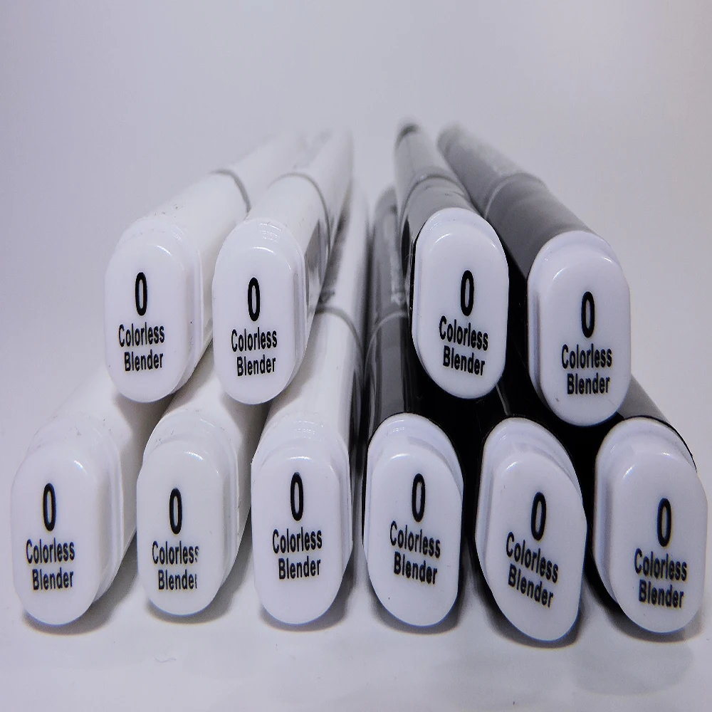 0# Colorless Blender Marker Alcohol Based Ink Double Head Sketch ...