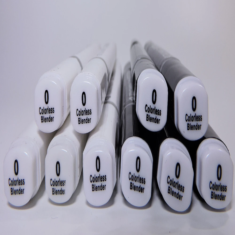 0# Colorless Blender Marker Alcohol Based Ink Double Head Sketch ...