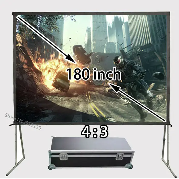 Professional Factory Quality Hd Projection Screen 180 Inch 4:3 Front ...