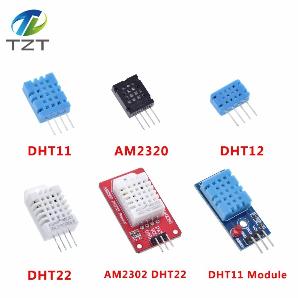Dht22 Am2302 Dht11/dht12 Am2320 Digital Temperature Humidity Sensor ...
