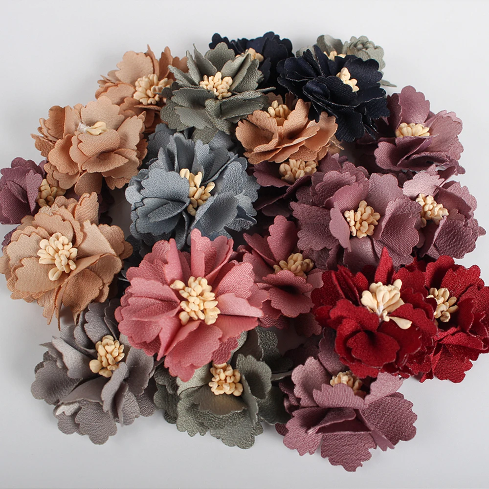 10/20 штук 2,5/3/4 смячейками и глубиной погружения искусственный цветок шелковая Цветочная ...