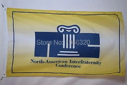 North American Interfraternity Conference College Banner Flag 3' x 5 ...