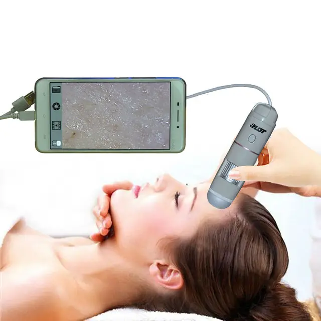 5 200x USB Digital Scalp Hair Microscope with OTG Function 2.0MP Camera ...