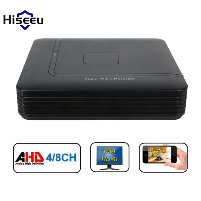 Hiseeu 4 8 Channel 720P 960P DVR AHD HVR NVR System P2P H.264 Smart ...