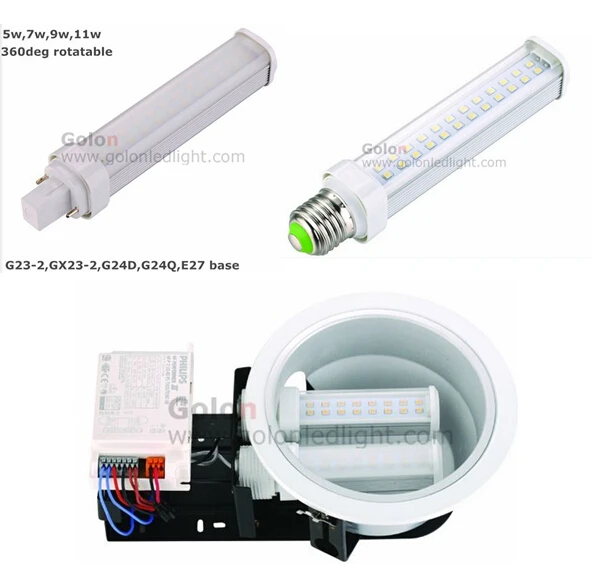 Aliexpress.com : Buy G24 LED bulb 11W replace 26W CFL g24q g24d plc led ...