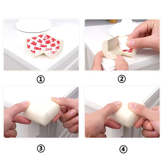 8Pcs Soft Toddler Baby Kids Safety Soft Foam Sponge Corner Table Edge ...