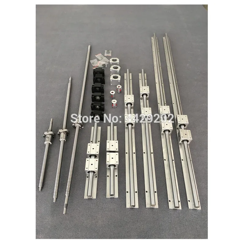 3set Ballscrew Sfu1605- 400/750/800 + Bk/bf12 + 6sets Sbr20 Linear ...