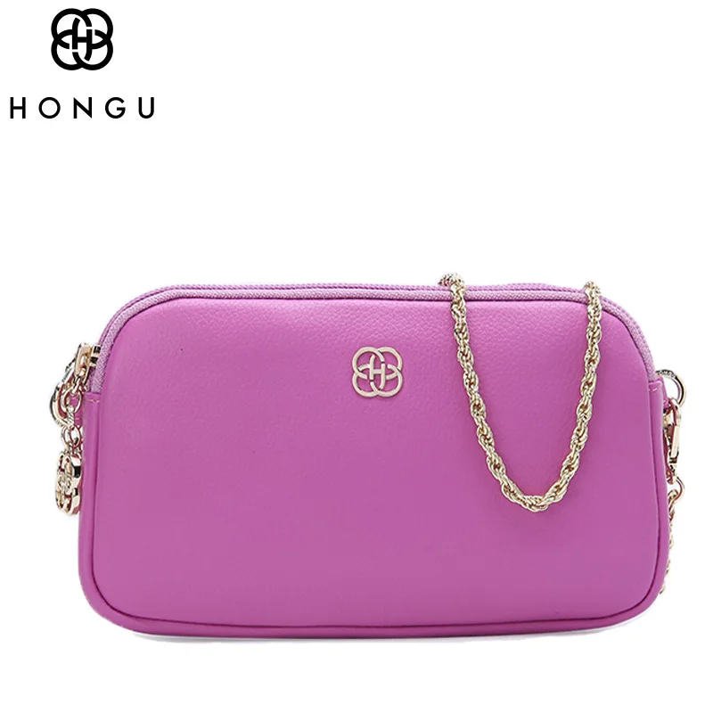 Hongu Luxury Genuine Leather Crossbody Bags Women Key Wallet Purse Coin ...