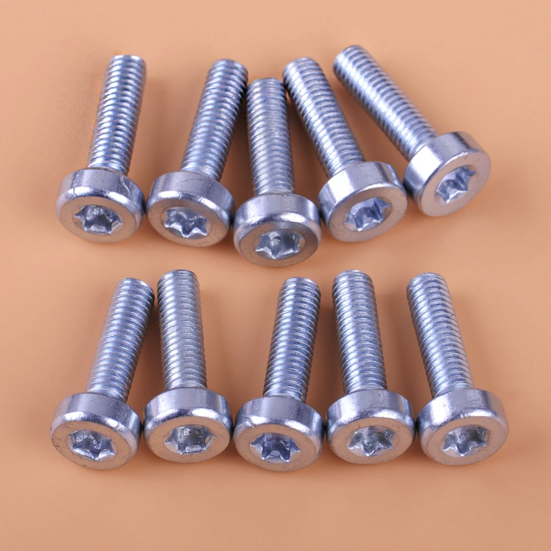 Letaosk – Boulons À Vis Cannelés Torx Argentés T27, 5mm X 18mm M5x18 ...