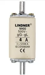 Fuses-LINDNER-NH00-NT00-4A-500V-120KA-7999-0047-NH00-NT00-6A-8A-10A ...