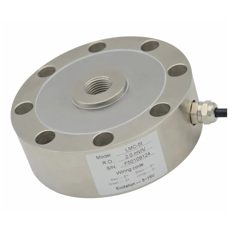 Compression load cell 50KN force sensor 50KN pancake load cell force ... Compression load cell 50KN force sensor 50KN pancake load cell force ...