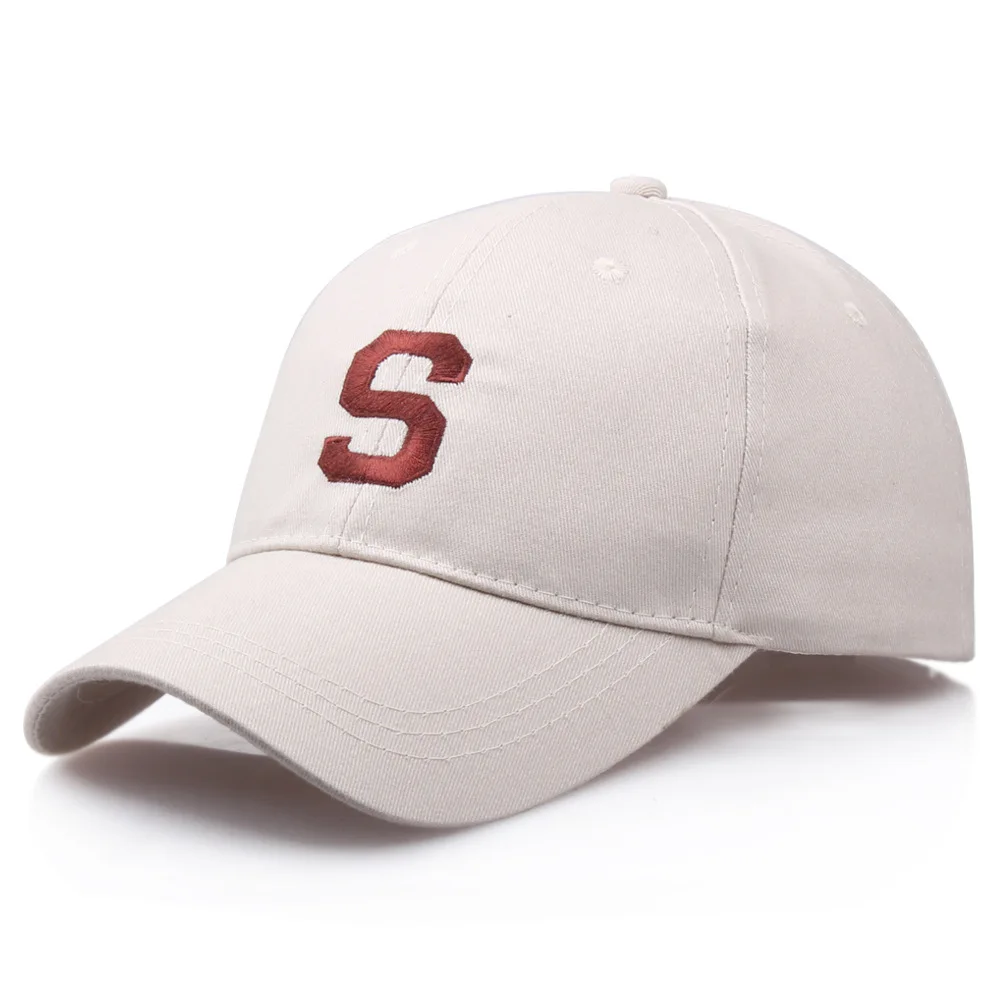 Baseball-cap-and-sun-hat-embroidered-letter-S-Men-s-and-women-s-hat ...