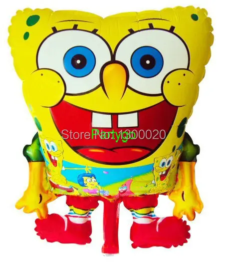 10pcs/lot wholesale big size 46x58cm Spongebob foil balloons cartoon ...