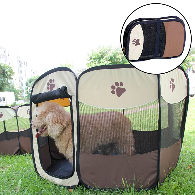 Two Door Mesh Shade Dog Crate for Home | Dog Kennel