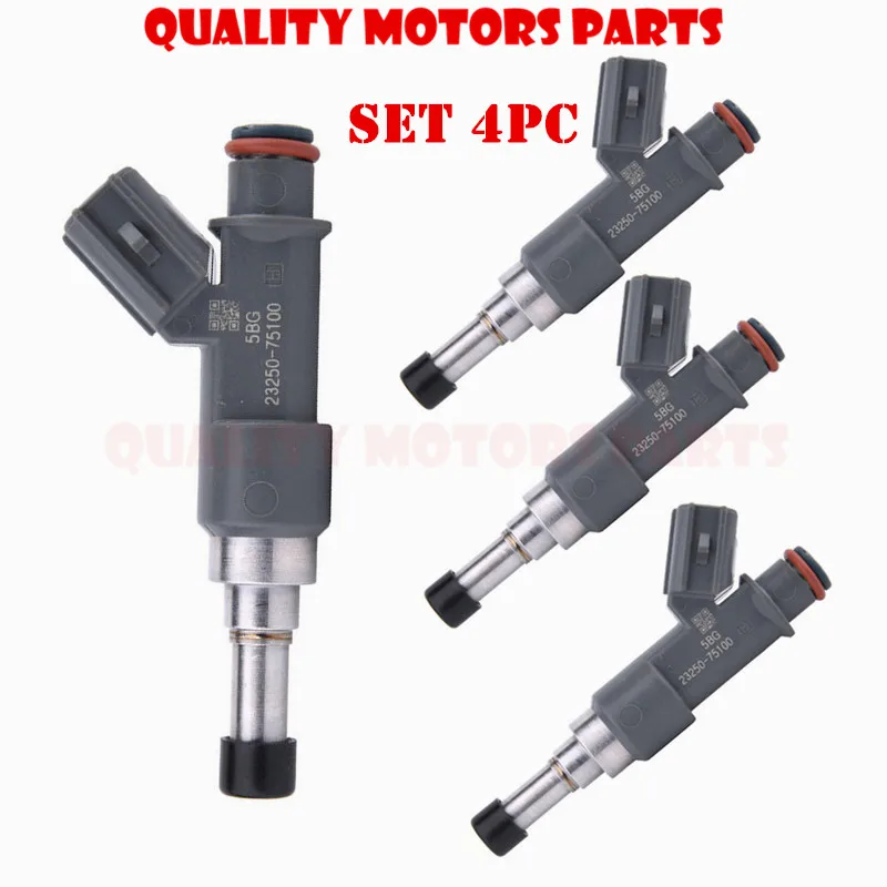 4pc -brand 4runner Tacoma 2tr Fuel Injectors For Toyota 2005-2016 Oem ...
