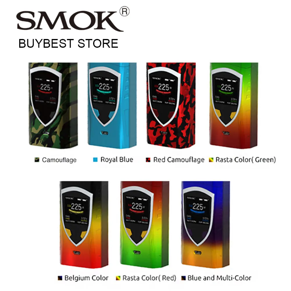Big SALE 100% Original 225W SMOK ProColor Vape Mod Big Fire Key Support ...