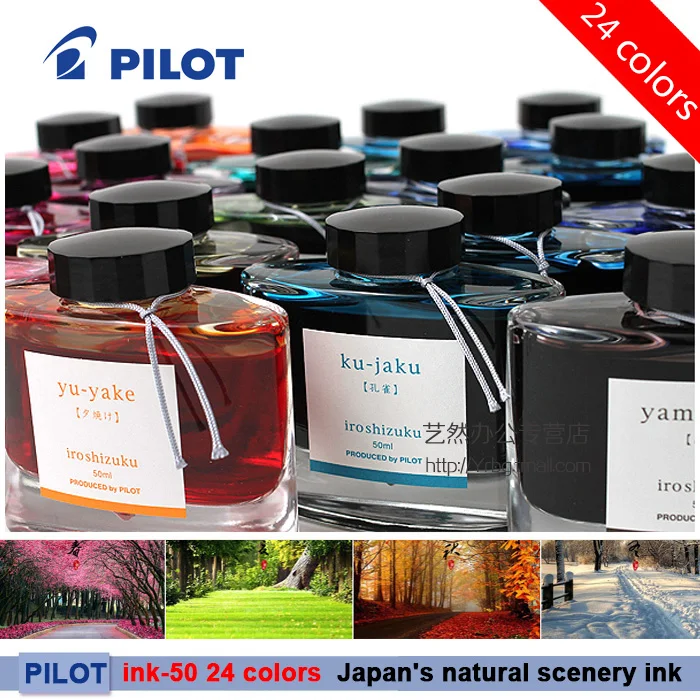 PILOT Original Japan Coloring Ink iroshizuku Natural color Bokusui ink ...