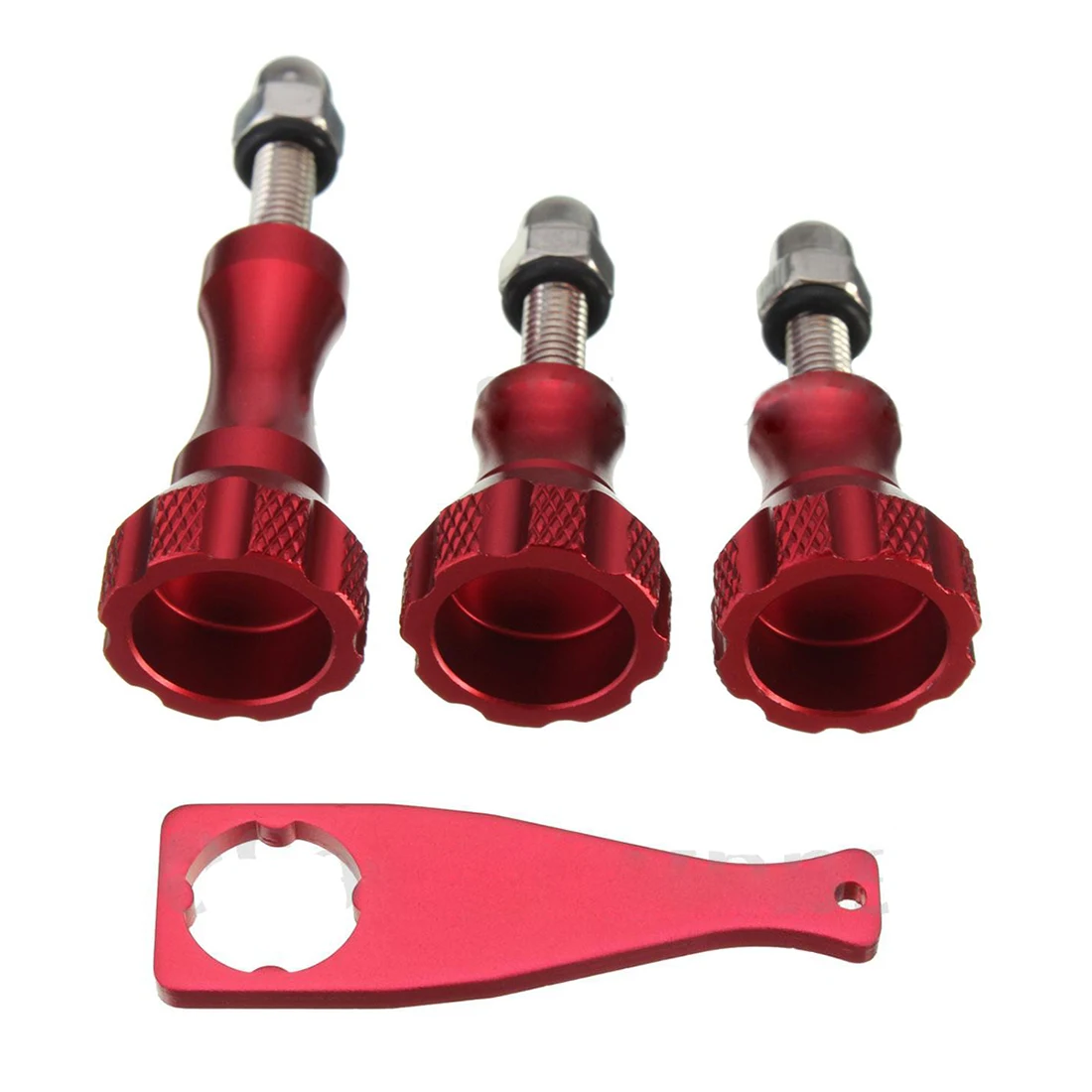 HOT Aluminum Knob Bolt Nut Screw + Wrench Spanner For Sport Camera (Red ...