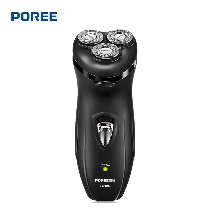 New POREE Electrick Shaver PS195 with Rechargeable Voltage 220V Triple ...