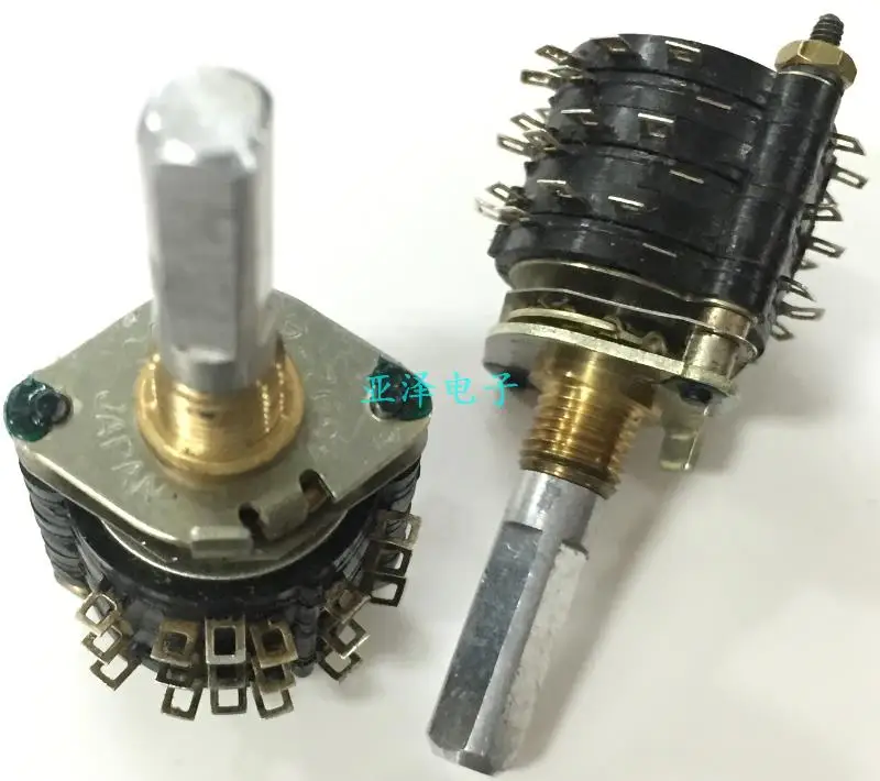 2PCS/LOT ALPS Alps SRRN rotating band switch, 3 layers, 6 knives, 5 ...