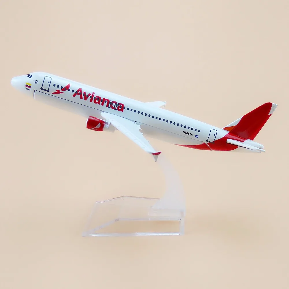 16cm Alloy Metal AIR Avianca A320 Airlines Plane Model Airbus 320 ...