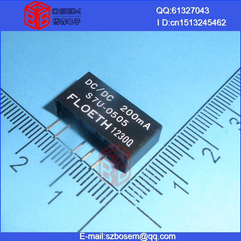 FLOETH S7U 0505 SIP7 DC/DC 200MA|dc to ac power inverter|dc heartdc ...