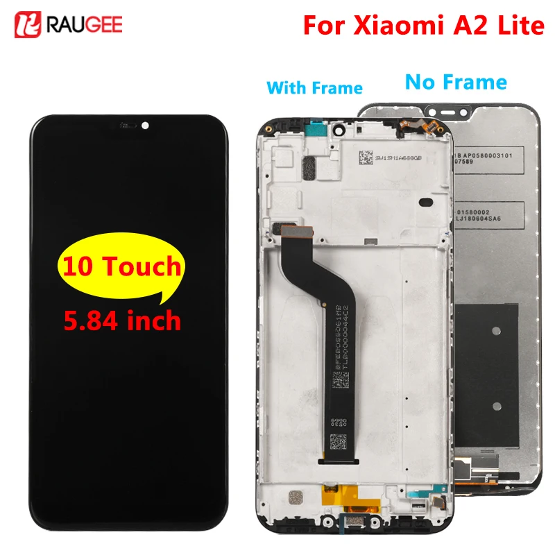 For Xiaomi A2 Lite Lcd Display Touch Screen New Digitizer Assembly