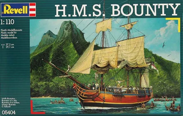 Revell-MODEL-1-110-SCALE-military-models-05404-H-M-S-Bounty-plastic ...
