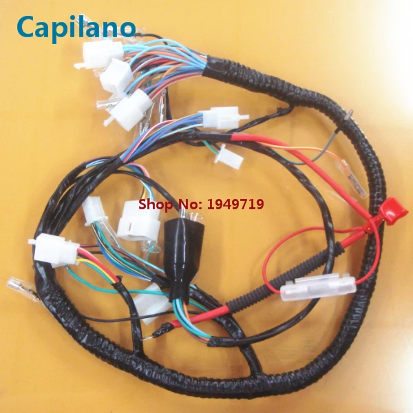 motorcycle CG125 entire vehile cable wire line for Honda 125cc CG 125 ...