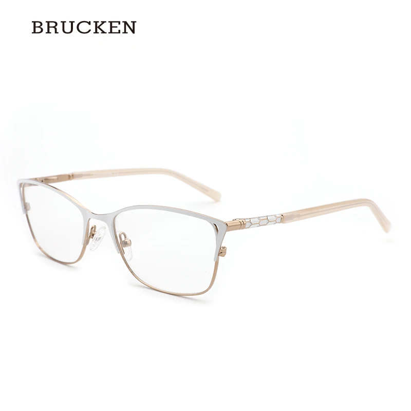 Aliexpress.com : Buy Metal Women Eyeglasses Frame Women Elegant White ...