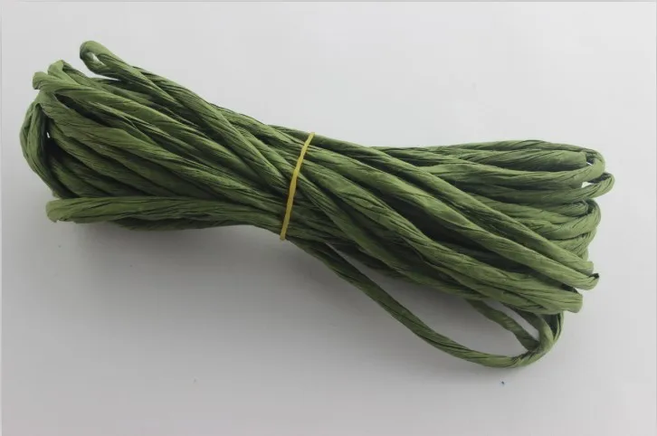 Wholesale Army Green 5Yards Paper Vines Rose Flower Leaves Raw ...