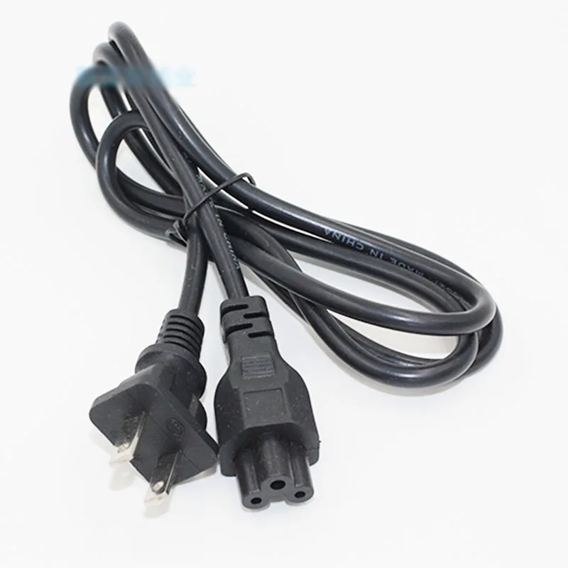 10pcs-Power-Cord-Lead-3-Pin-CLOVER-US-PLUG-PC-LCD-LED-Cable-Prong ...