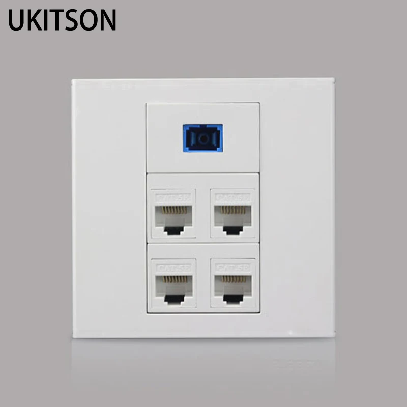 Fiber-Optic-SC-UPC-APC-SC-SC-Module-Socket-With-Dual-CAT5E-RJ45 ...