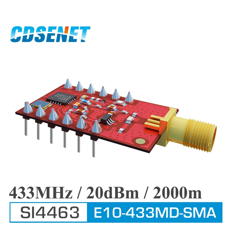 Aliexpress.com : Buy 1pc 433MHz SI4463 Long Range rf Module E10 433MD ...