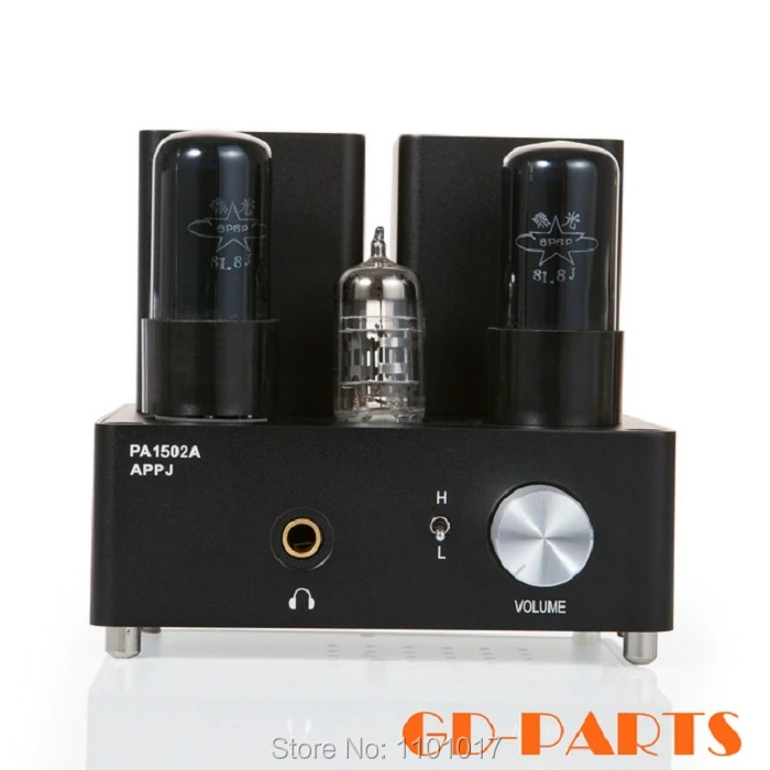 APPJ PA1502A Tube Headphone Amplifier HIFI EXQUIS 6n4 ( 12ax7 ) 6P6P( 6v6 ) lamp headset amps ...