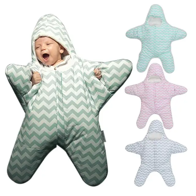 Aliexpress.com : Buy New Cute Starfish Baby Sleeping Bag Unisex Winter ...