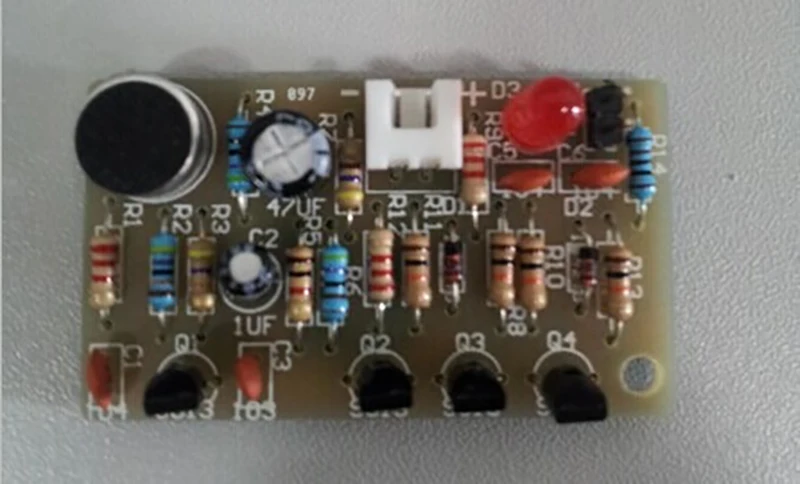 Electronic Acoustic Clap Control Switch DIY Kit Sound Sensor Electronic ...