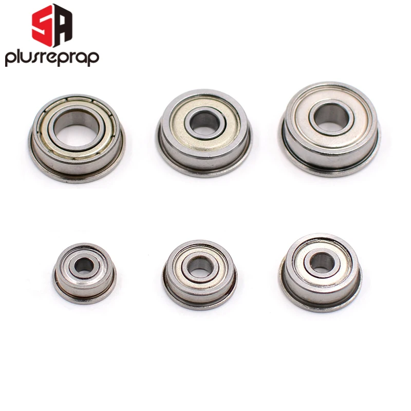 10PCS Flange Ball Bearings F623zz F624zz F625zz F604zz F606zz F688zz ...