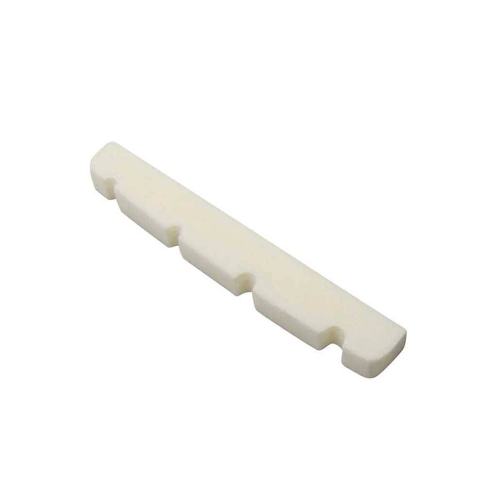 FLEOR Slotted 4 String Bass Nut Bone Nut Up Saddle 38mm for Electric ...