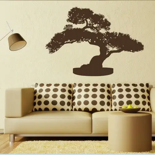 Bonsai Tree Wall Sticker / Interior Vinyl Art / Large Tree Wall ...