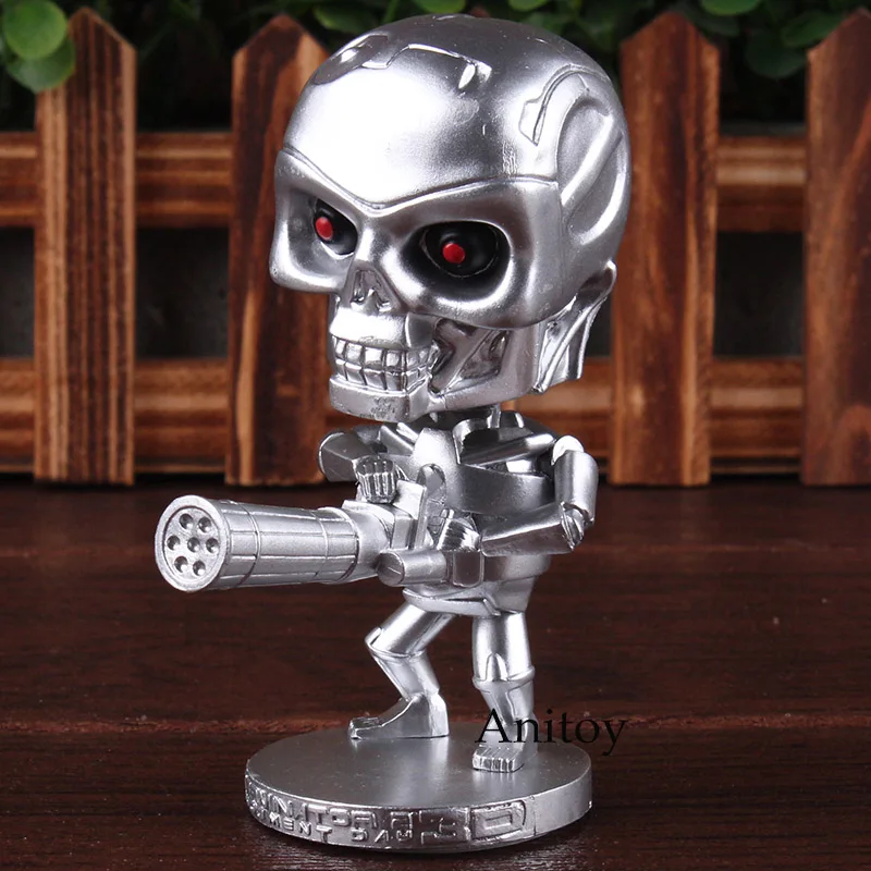 Figurine Terminator 2 Figure Judgment Day 3D Endoskeleton Bobble Head ...
