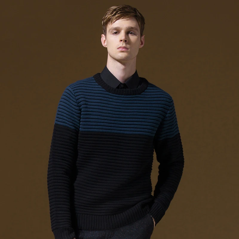 DANDY HOMME brand men clothing autumn winter long sleeve men pullover ...