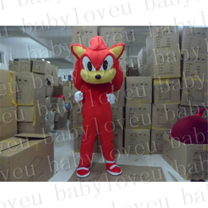 New Sonic The Hedgehog Mascot Costume Sonic Mascot Costume Cosplay Free