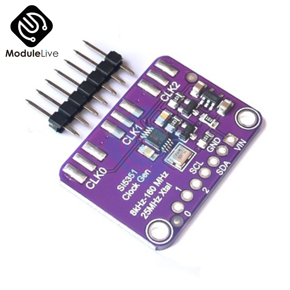 SI5351 Clock Frequency Generator Module GY-SI5351 Clock Signal ...