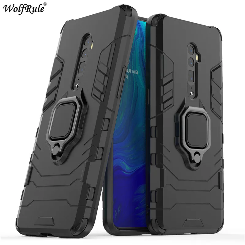 Cover OPPO Reno 10X Zoom Case Pemegang Ring Jari Armor Bumper Pelindung ...