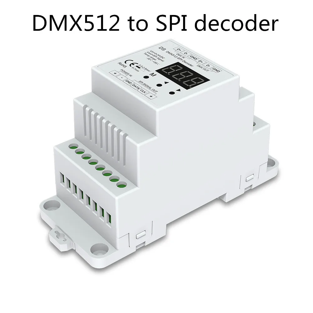 Dmx512 To Spi Converter Ds Compatible With Kinds Of Digital Ic Led Strip Dmx512 To Spi Converter ...