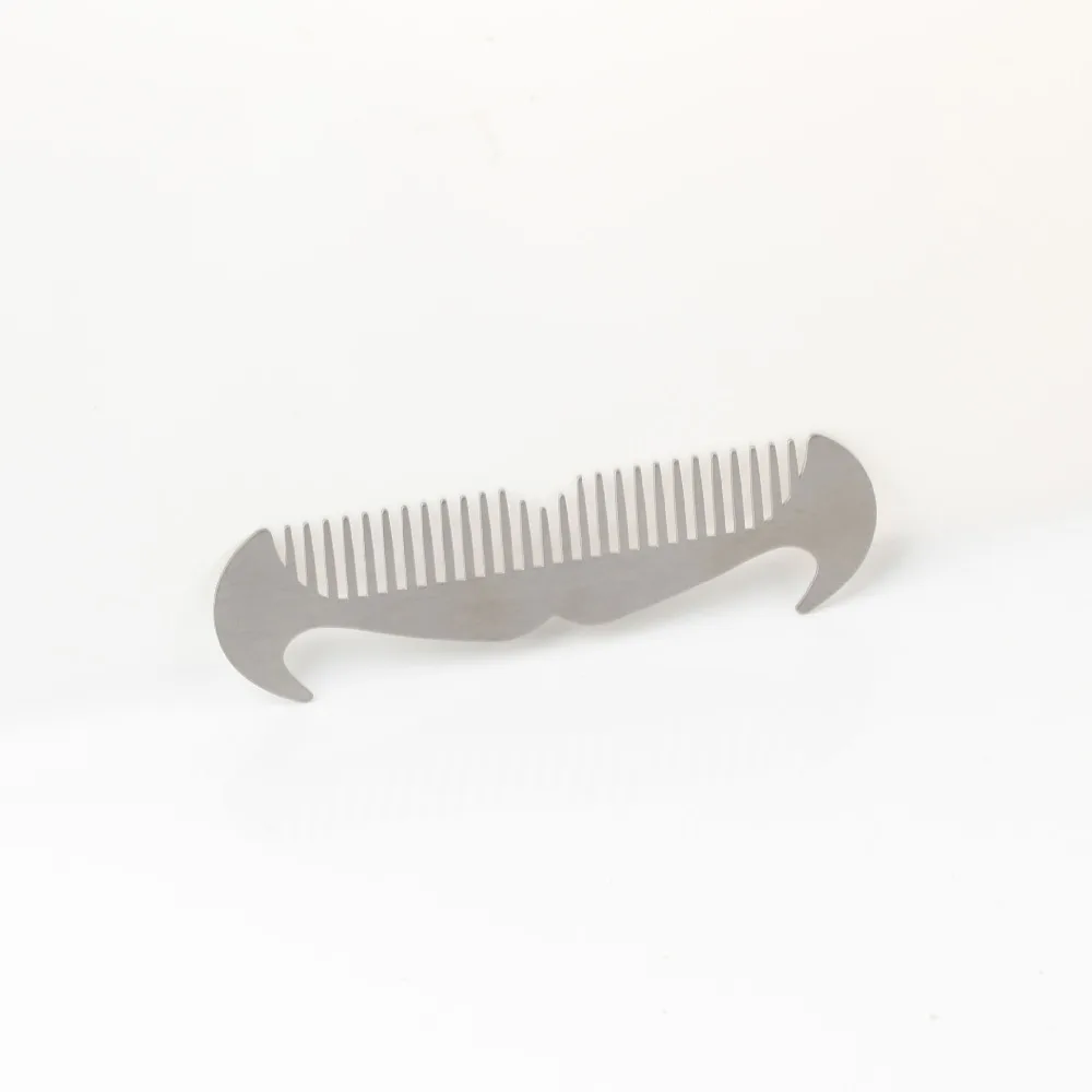 Stainless Steel Beard Shaping Tool Beard Comb Sex Man Gentleman Beard
