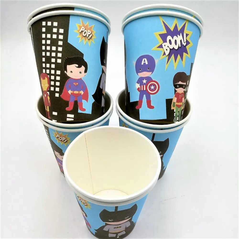 10Pcs The Avengers Party Supplie Birthday Party Decoration Superhero ...