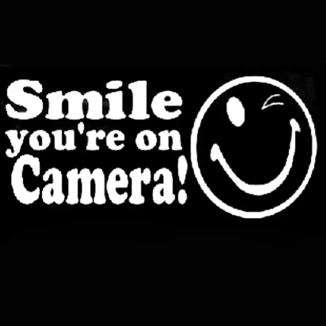 15 2cm 7 1cm Smile Youre On Camera Business Or Home Security Window